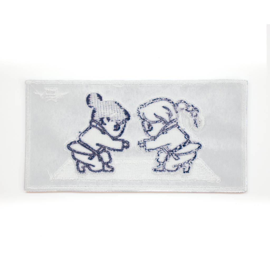 Girls Fist Bump Patch - Blue, v1 – Distant Klash